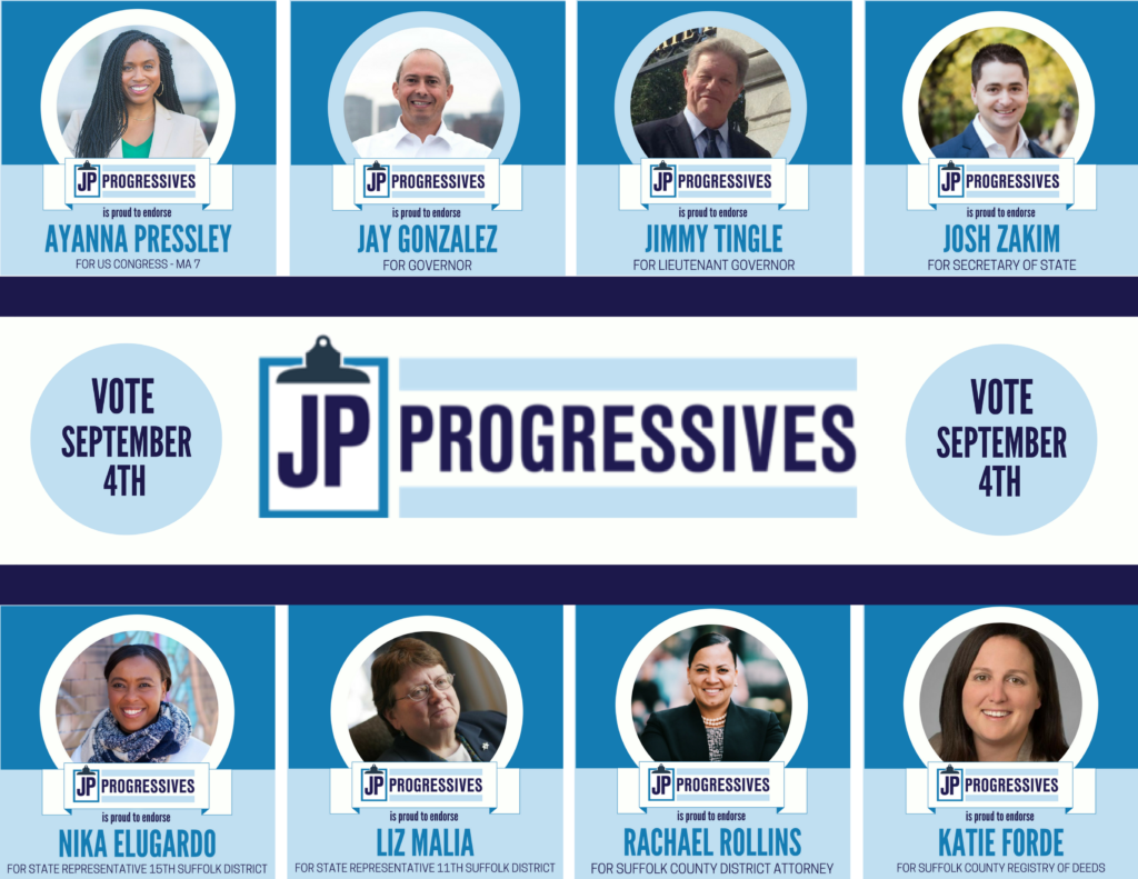 JPP’s Guide to the 2018 Primaries – Jamaica Plain Progressives