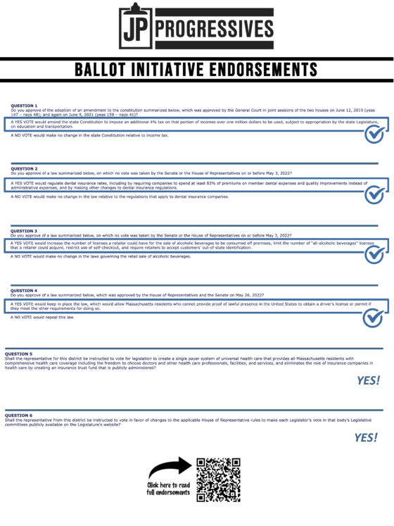 JP Progressives Announce General Election Endorsements – Jamaica Plain ...