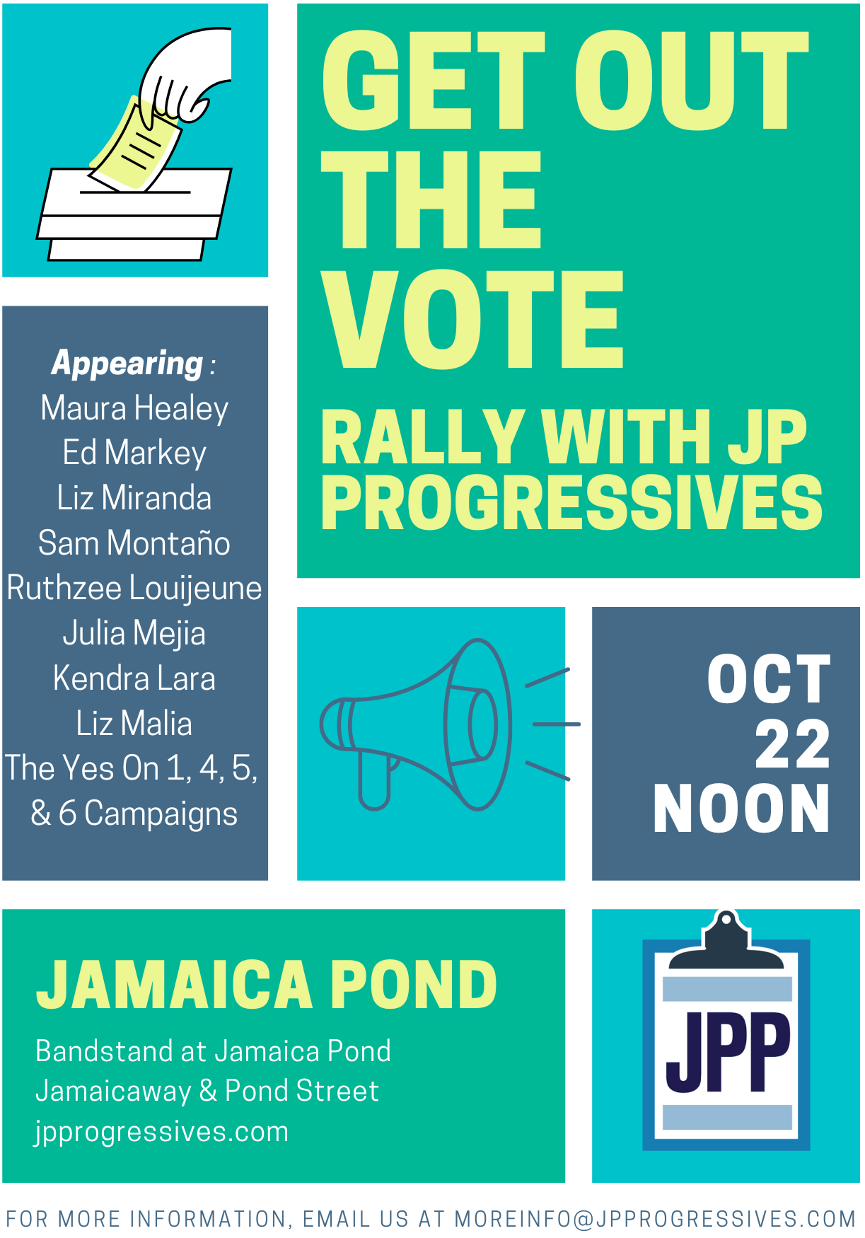 Jamaica Plain Progressives – working together to promote progressive values